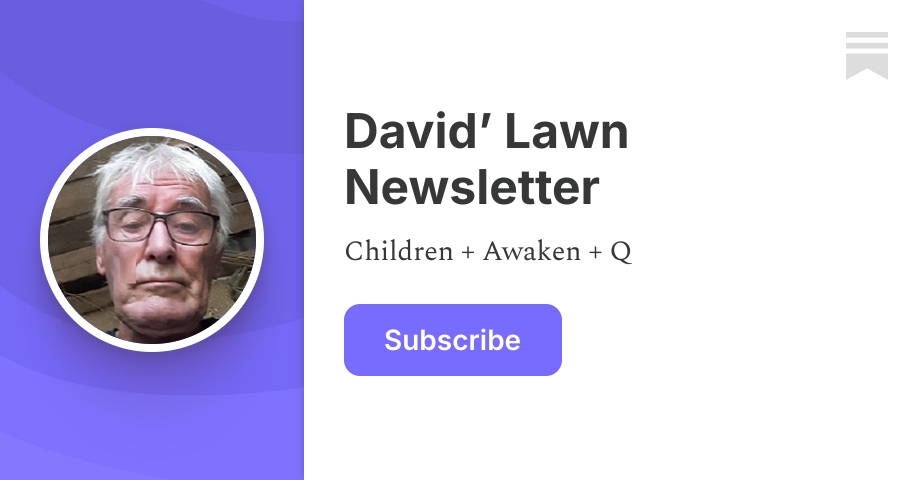 STILL OPEN - by David Lawn - David’ Lawn Newsletter