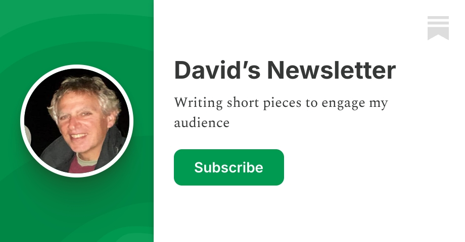 David’s Newsletter | David Lipschitz | Substack