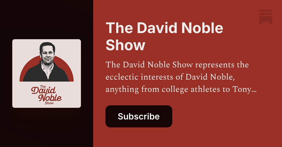 Speed of Change: Talent, Capital Markets, Technology Insight | David Noble | Substack