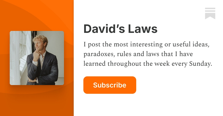 David’s Laws | David Nurminen | Substack