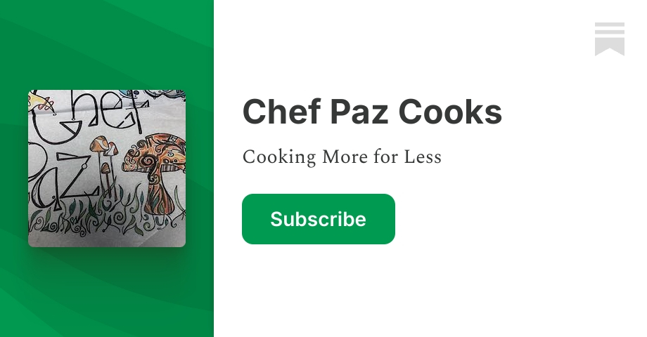 Chef Paz Cooks | David Pazmino | Substack