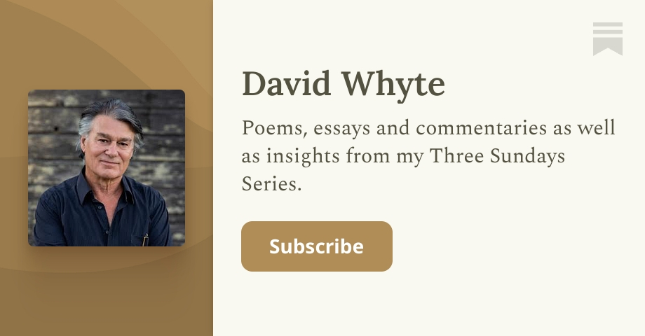 David Whyte | Substack