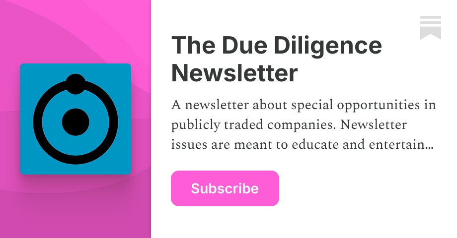 The Due Diligence Newsletter | DD Newsletter | Substack