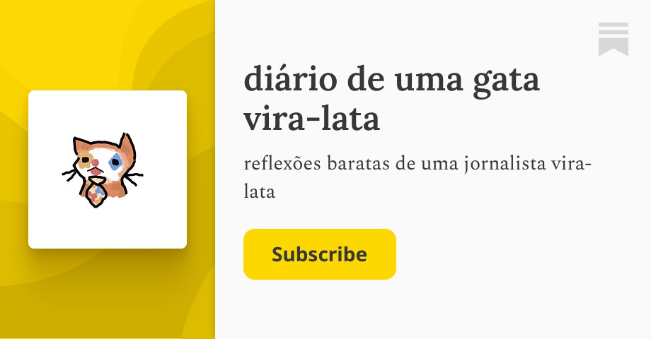 diário de uma gata vira-lata | Clara Deps | Substack