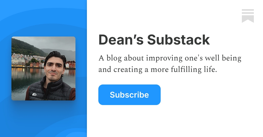 Dean’s Substack | Dean Jones | Substack