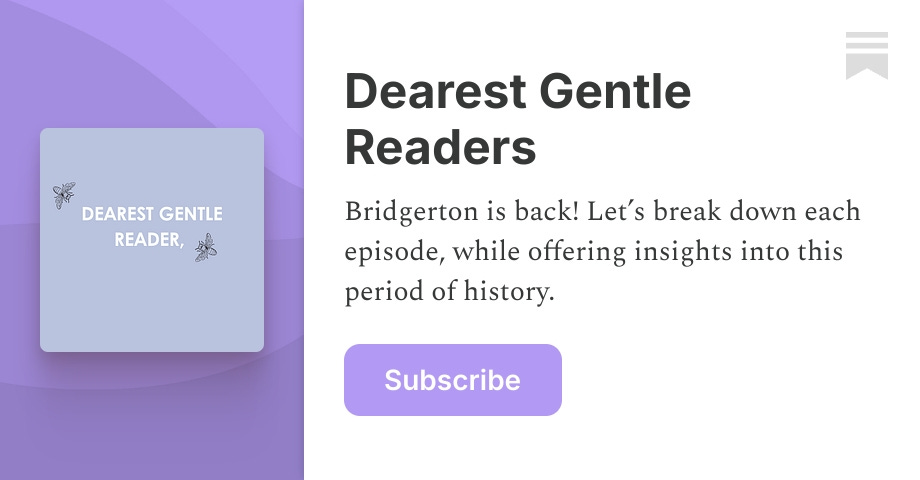 Dearest Gentle Readers | Julie Ferry | Substack