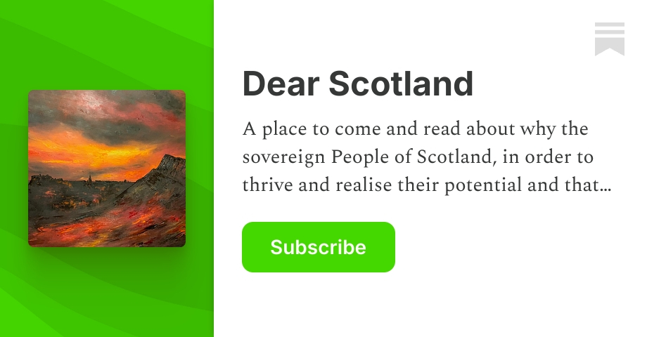 Dear Scotland | Leah Gunn Barrett | Substack