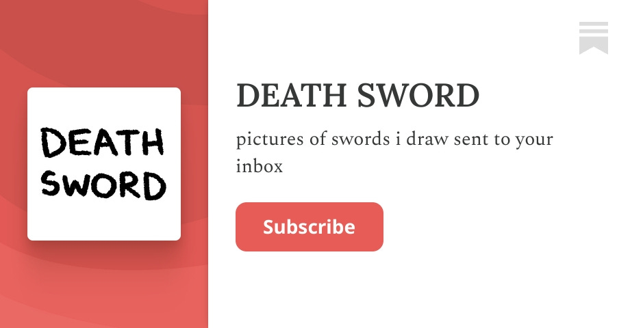 DEATH SWORD | Alex | Substack