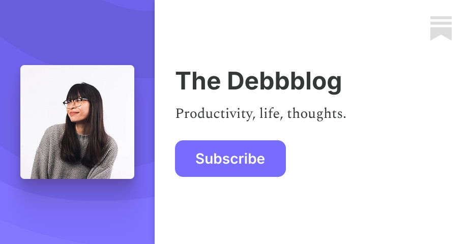 The Debbblog | Deborah Ho | Substack