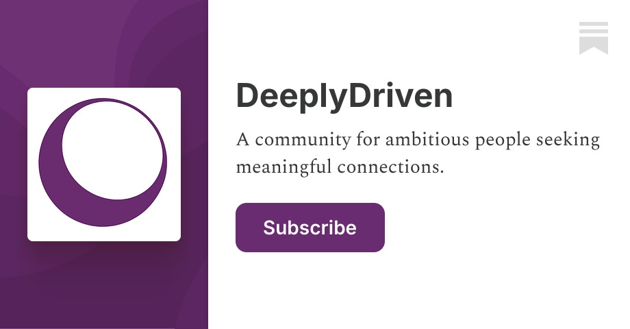 DeeplyDriven | Bethany Ayers | Substack