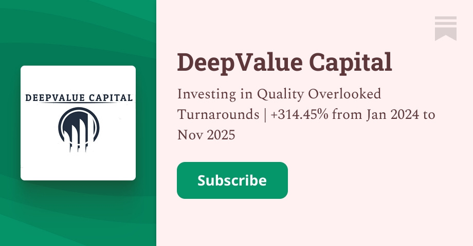 DeepValue Capital | Substack