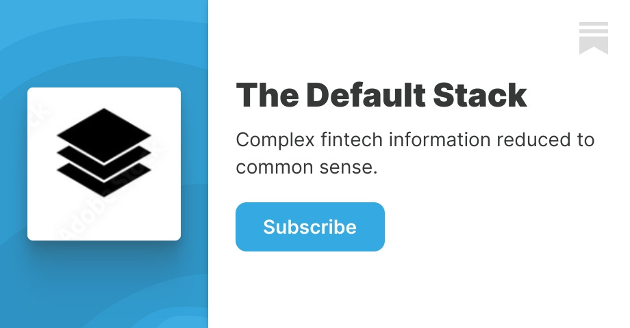 The Default Stack | Ming Lee | Substack