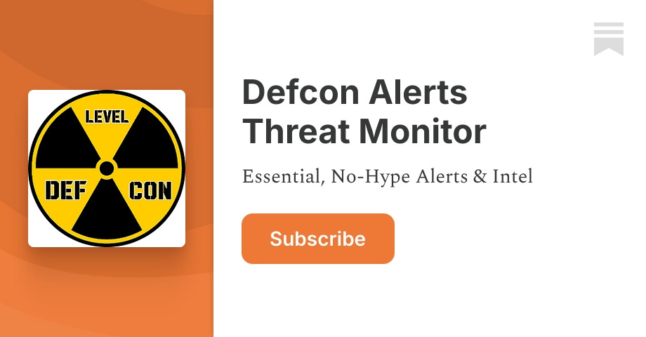 About - Defcon Level Warning System Alerts