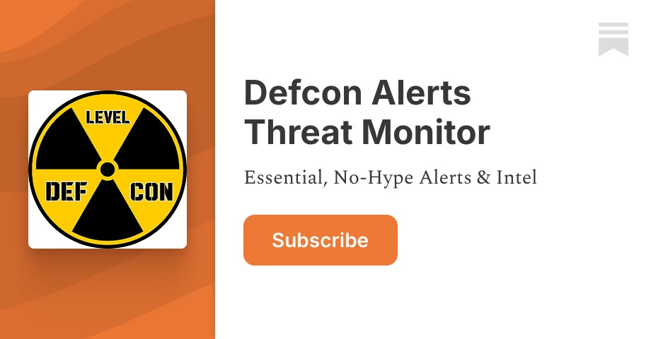 About - Defcon Level Warning System Alerts