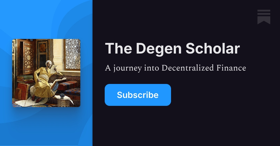 The Degen Scholar | Kharn | Substack