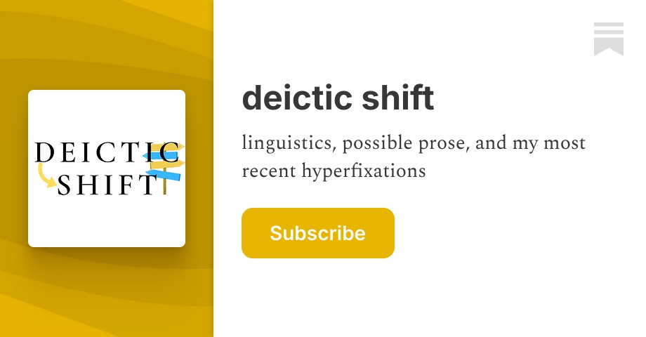 deictic shift | jonah | Substack