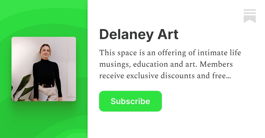 Delaney Art | Delaney Art. | Substack
