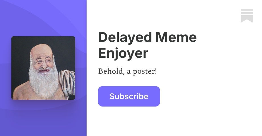 How You're Playing With Power - Delayed Meme Enjoyer