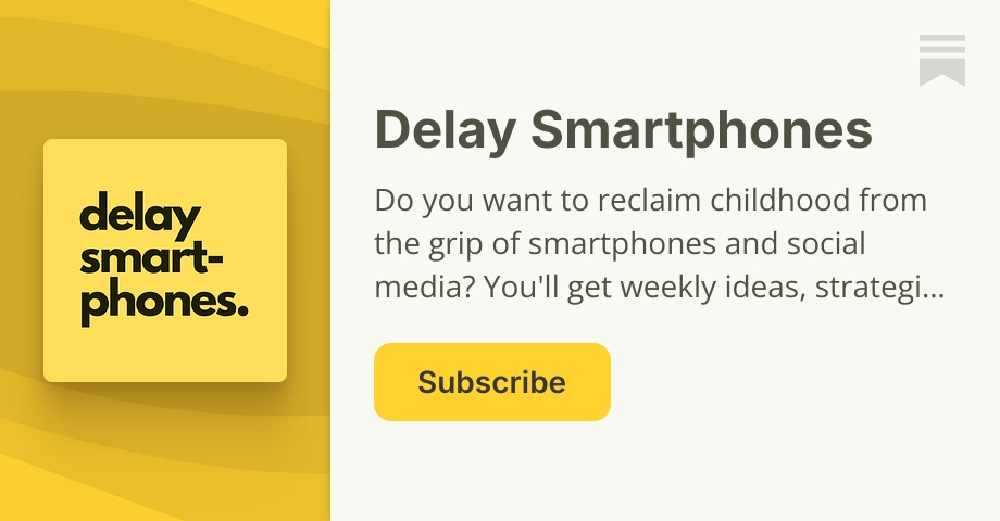 Delay Smartphones | Hannah Oertel | Substack