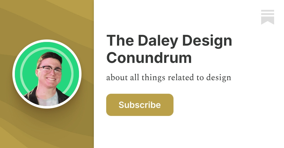 The Daley Design Conundrum | Derek Daley | Substack