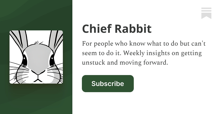 Chief Rabbit | Derek Pharr | Substack