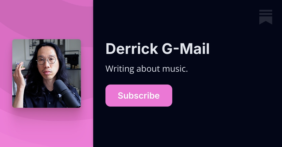 Derrick Gee Newsletter? - by Derrick Gee - Derrick G-Mail