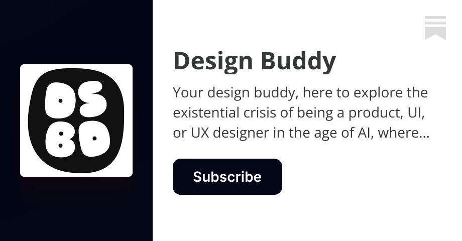 Design Buddy | Thomas Budiman | Substack