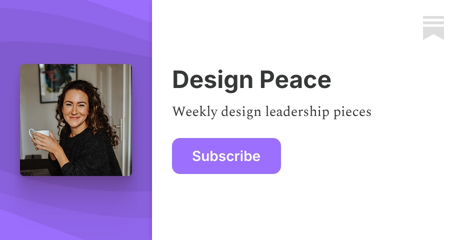Design Peace | Lena Hammes | Substack