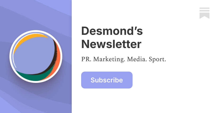Desmond’s Newsletter | Desmond Nash | Substack