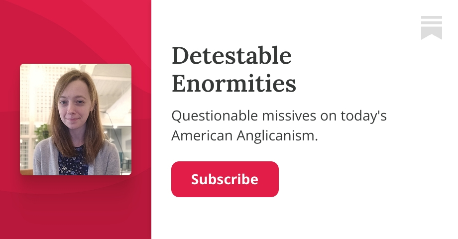 Detestable Enormities | Arlie Coles | Substack