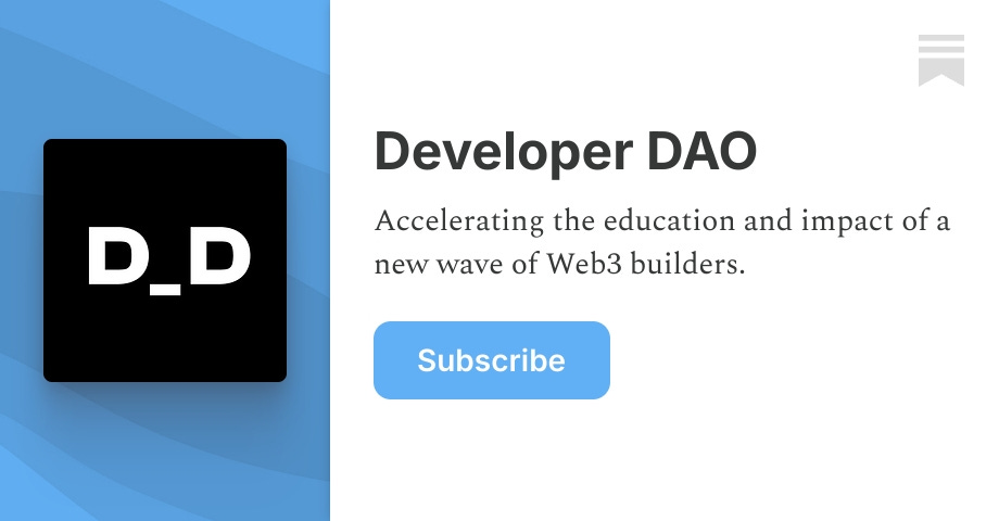 Developer DAO | Substack