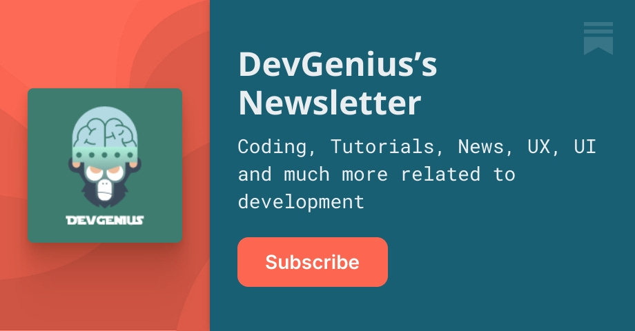 DevGenius’s Newsletter | Substack