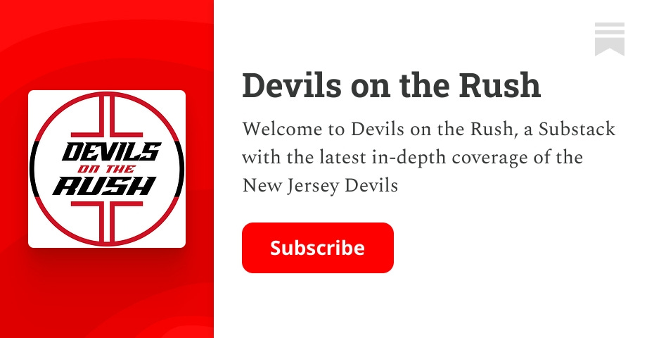 Devils on the Rush | Alex Chauvancy | Substack