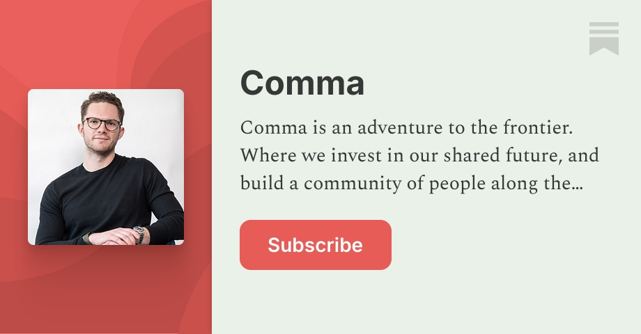 The Comma Project by Devin Baker | Substack
