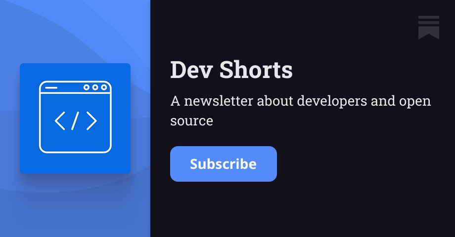 Dev Shorts | Aravind Putrevu | Substack