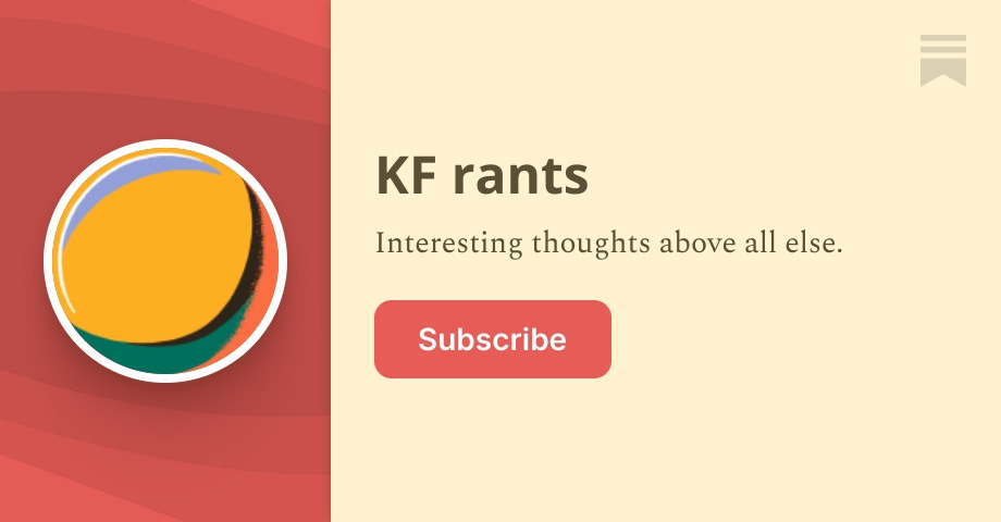 KF rants | David Garcia | Substack
