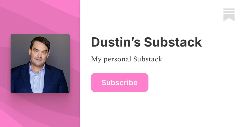 Dustin’s Substack | Dustin Brown | Substack