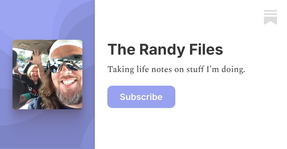The Randy Files | Randy Melder | Substack