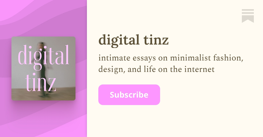 digital tinz | tina zhang | Substack