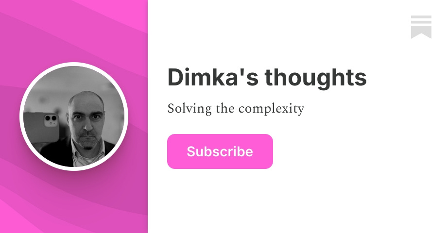Dimka's thoughts | Dmitri Zdorov | Substack