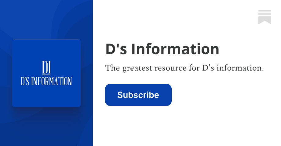 D's Information | Substack
