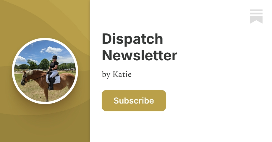 Dispatch Newsletter | Katie | Substack