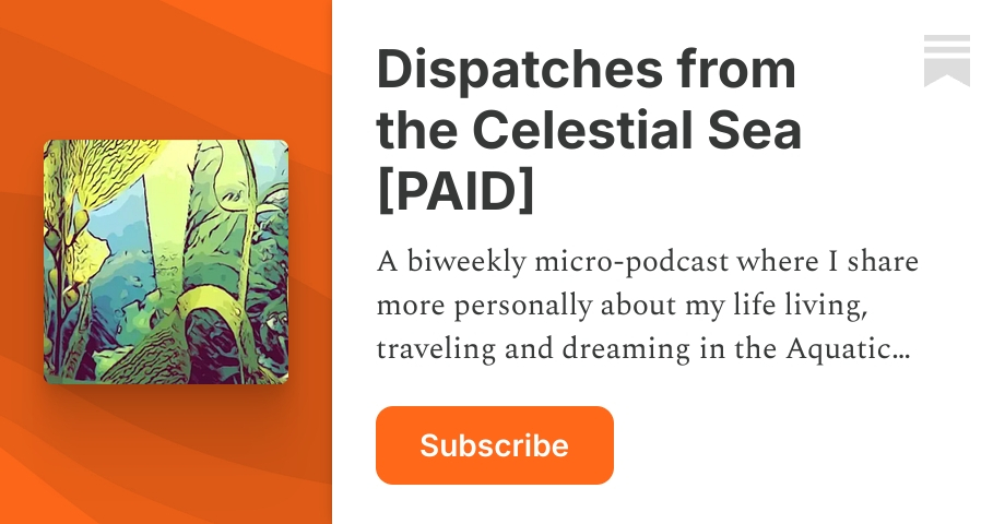 Dispatches from the Celestial Sea [PAID] | Simone Johnson | Substack