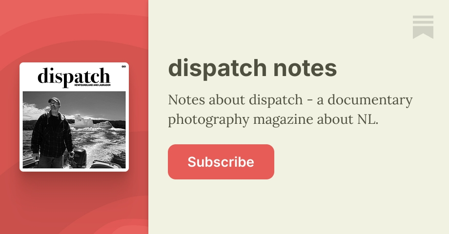 dispatch notes 001 - by dispatch press - dispatch notes