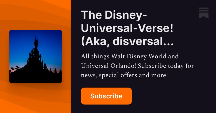 The Disney-Universal-Verse! (Aka, disversal Substack) | Bruce | Substack