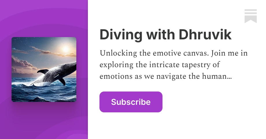 Diving with Dhruvik | Dhruvik Vaidya | Substack