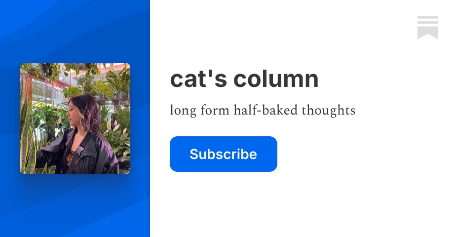 cat's column | Cat Tran | Substack