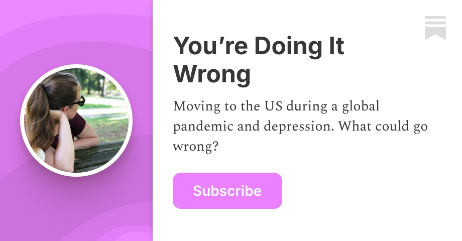 You’re Doing It Wrong | melinda | Substack