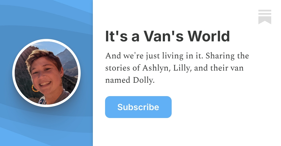 It's a Van's World | Lilly Schmitz & Ashlyn Griffin | Substack