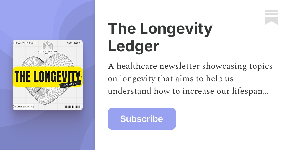 The Longevity Ledger | Dominic Velasco, MD | Substack